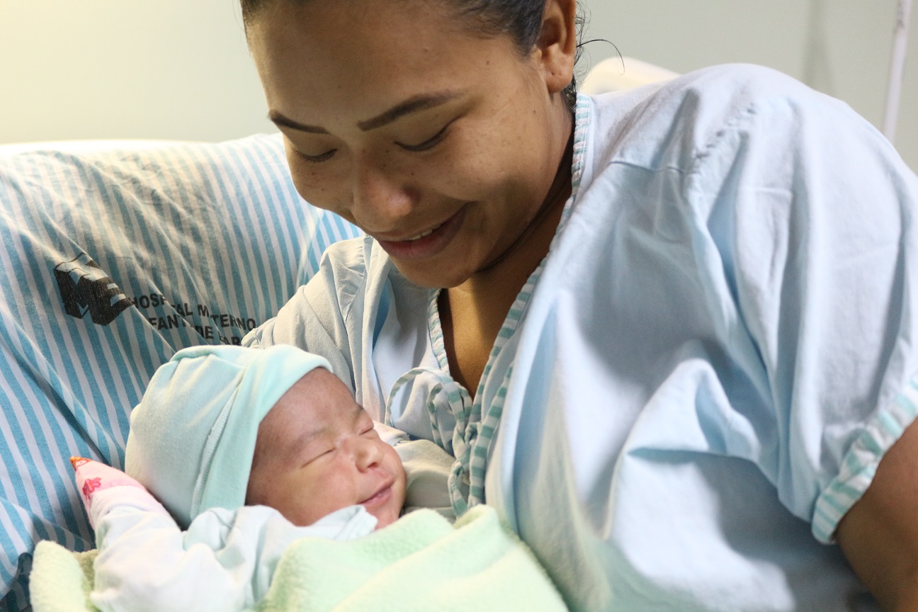 Nasce primeiro bebê de 2020 no Materno-Infantil de Barcarena - Pró-Saúde